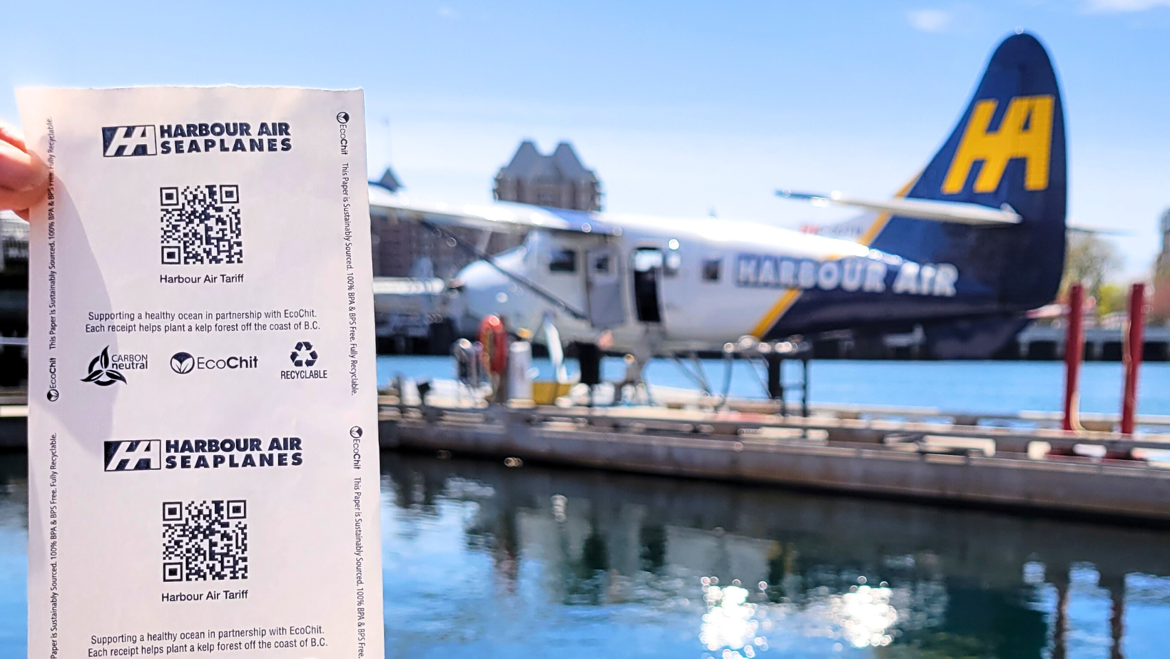 Partner Spotlight - EcoChit x Harbour Air Seaplanes